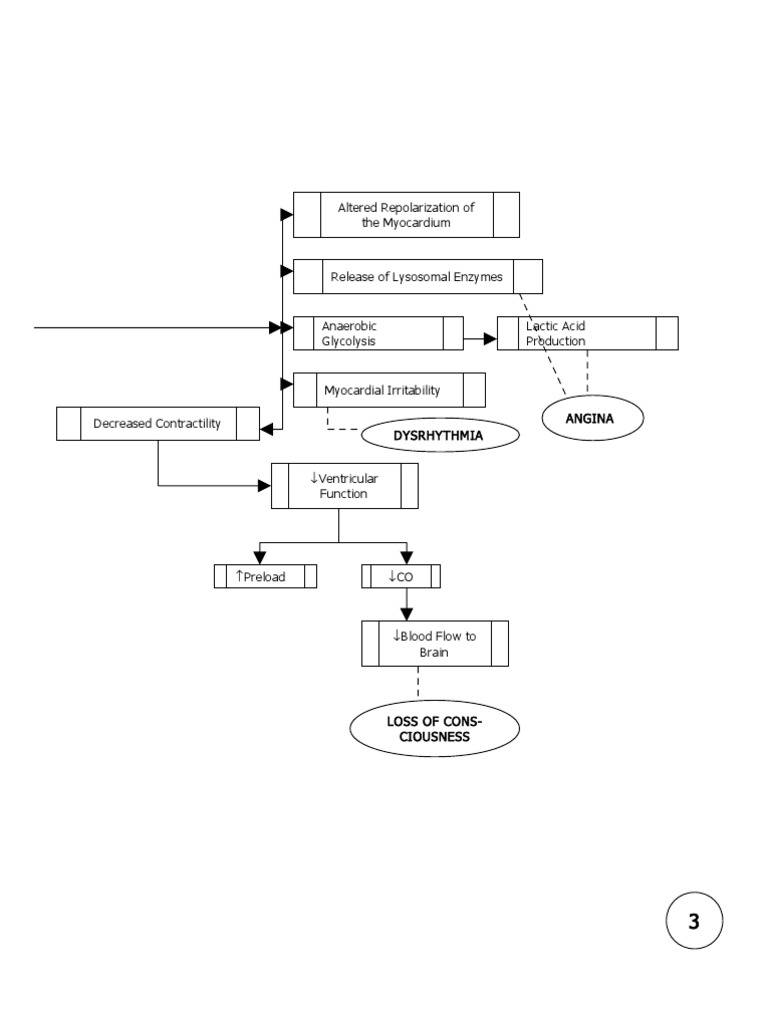 Myocardial Infarction Pathophysiology - Schematic Diagram | PDF ...