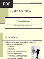Health Education - Lecture Notes PDF | PDF | Behavior | Behavioural ...
