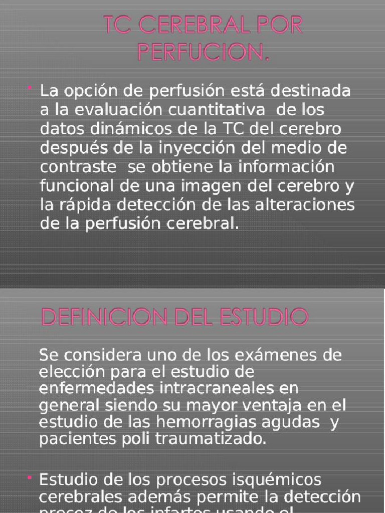 CT Perfusion | PDF