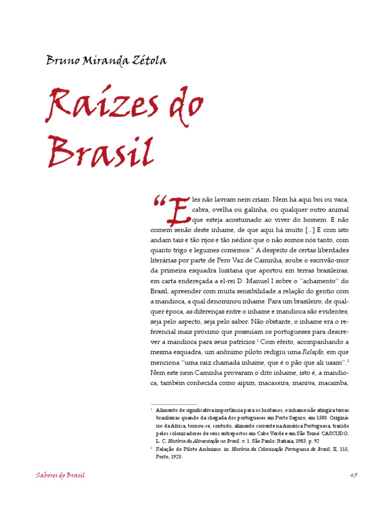 Raizes Do Brasil | PDF