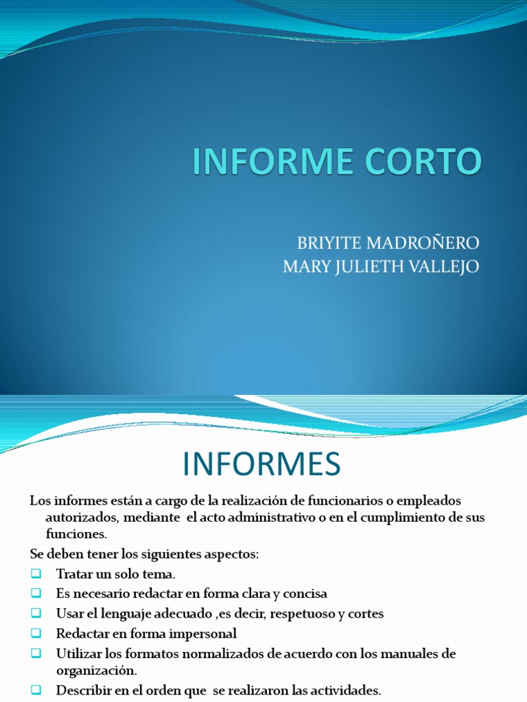 Informe Corto (1) | Papel | Ciencia y Tecnología