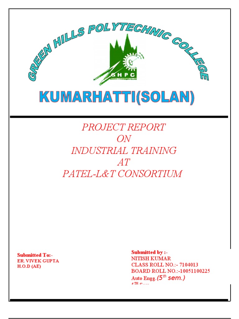 Nitish Project Report HRTC | PDF | Internal Combustion Engine | Piston