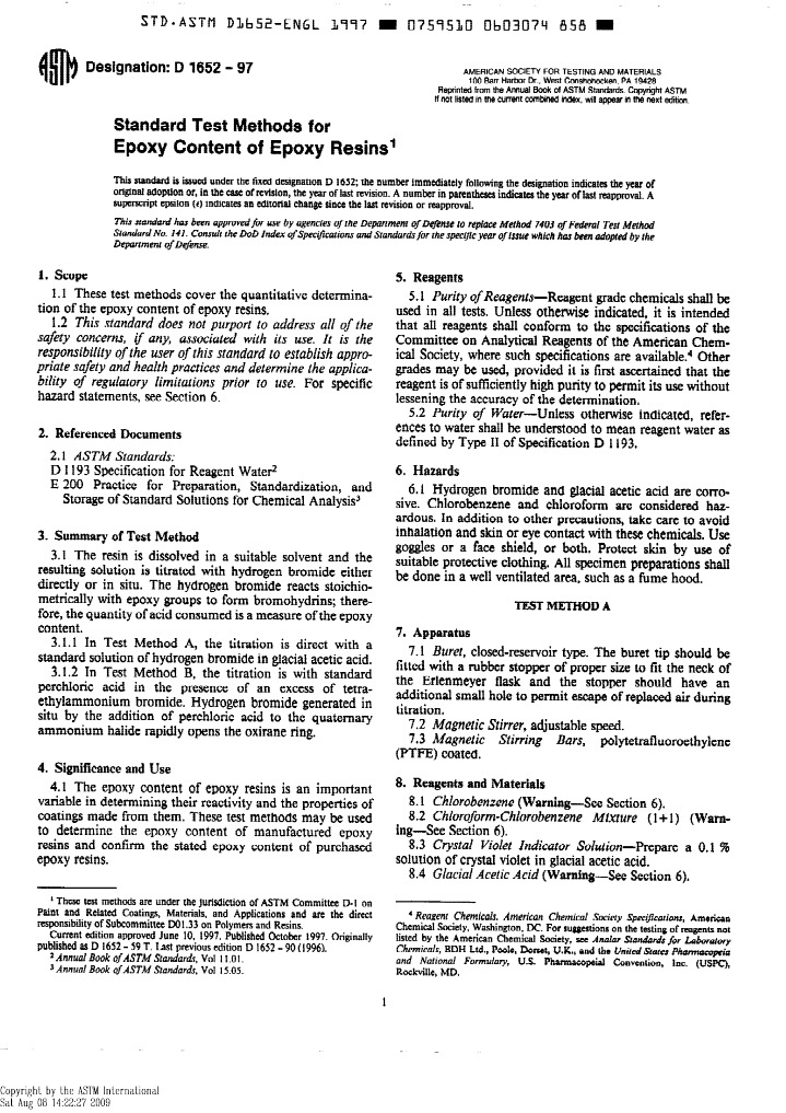 Astm d1652