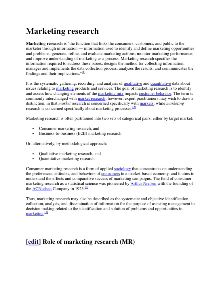 Marketing Research | PDF | Marketing Research | Survey Methodology
