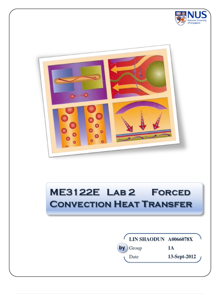 ME3122 Lab: Forced Convection Analysis | PDF | Heat Transfer | Heat