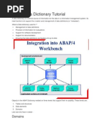 SAP ABAP Data Dictionary (SE11) | PDF | Databases | Software Development