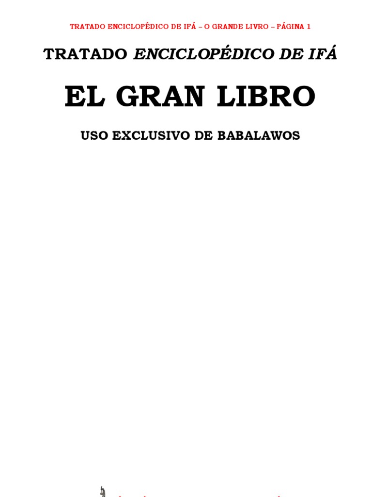 El Gran Libro de Ifa | PDF | Santeria | Religión popular
