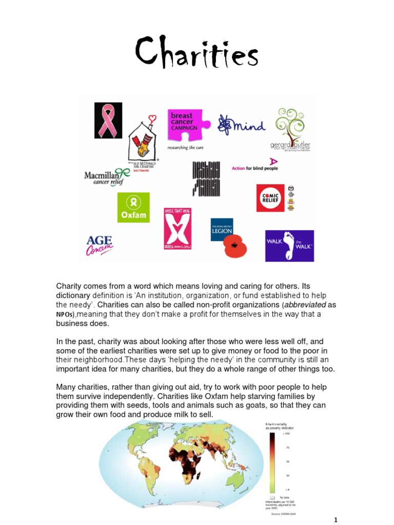 Charities Lesson Plan | PDF | Charitable Organization | Poverty