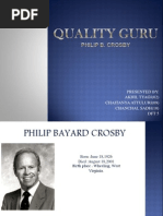 The Crosby Philosophy | PDF | Quality Management | Economies