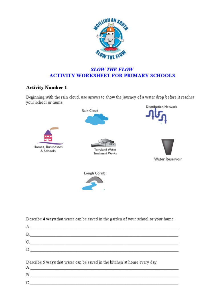 Water Cycle Worksheet | PDF | Water Purification | Water