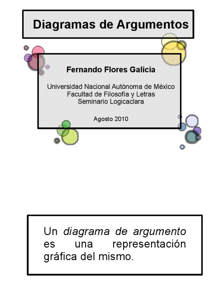 Diagramas de Argumentos en Filosofía | PDF | Argumento | Razonamiento ...