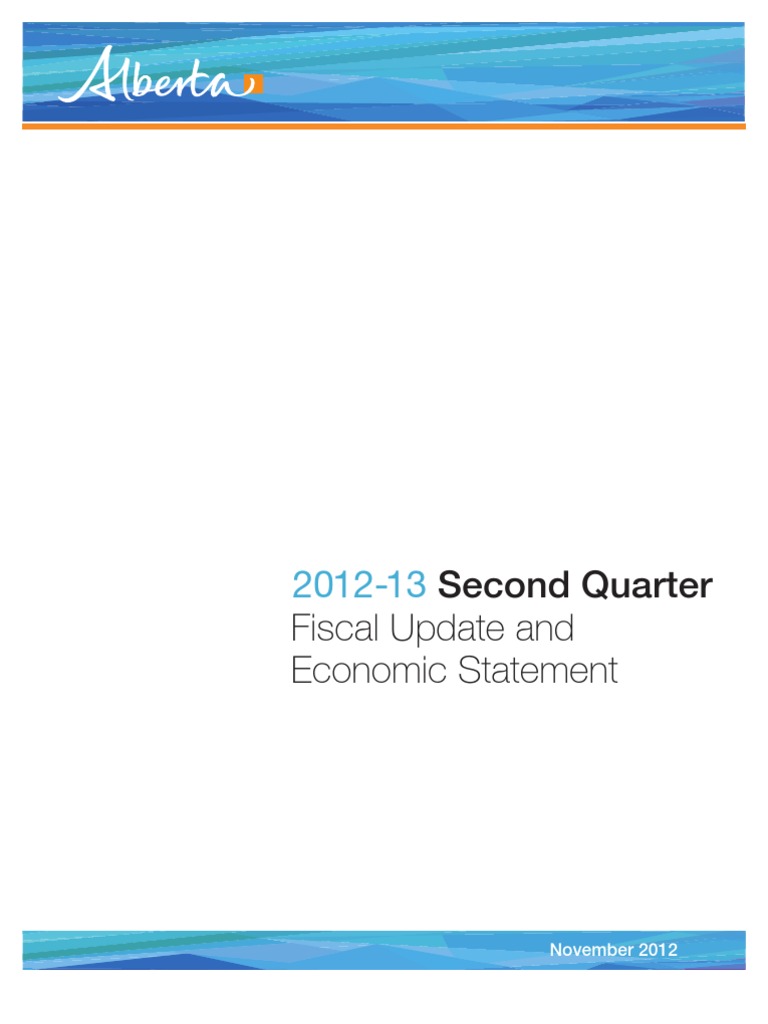Second Quarter Fiscal Update and Economic Statement: November 2012 ...