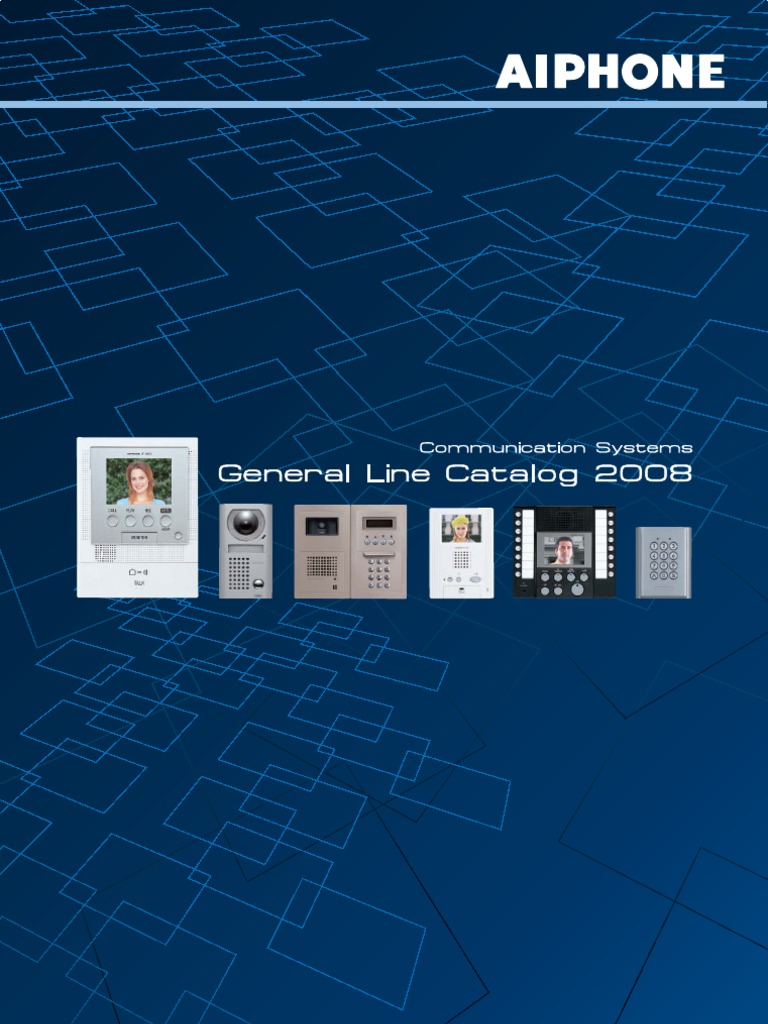 Aiphone 2008 General Catalogue | PDF | Access Control | Electronic ...