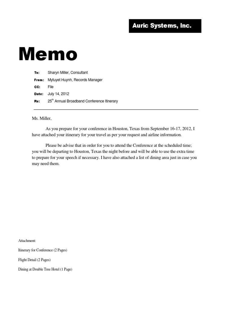 Travel Arrangements Memo | PDF | Aviation | Hotel And Accommodation