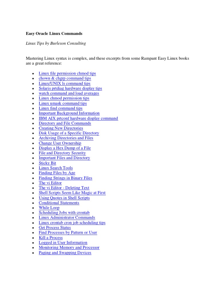Linux Commands | PDF | Linux | Linux Distribution