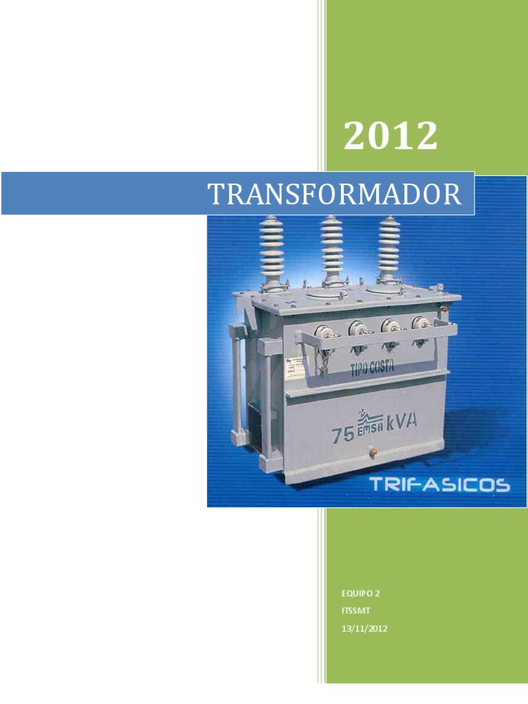practica de la construcción de un transformador eléctrico AC | PDF | Transformador | Inductor