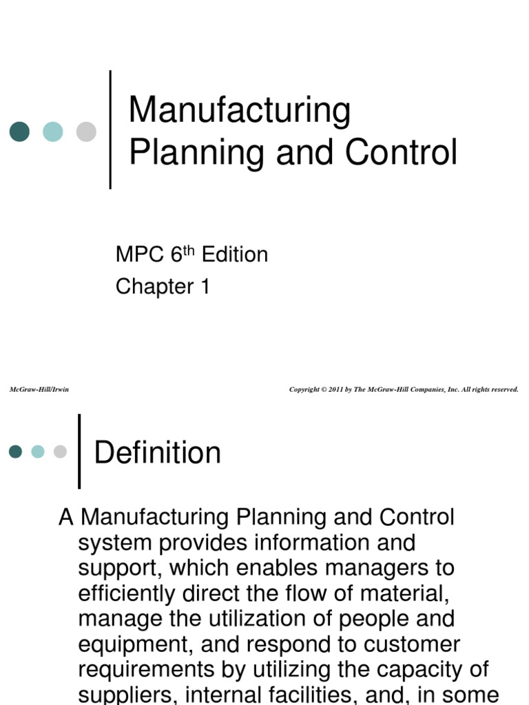 MPC | PDF | Supply Chain | Enterprise Resource Planning