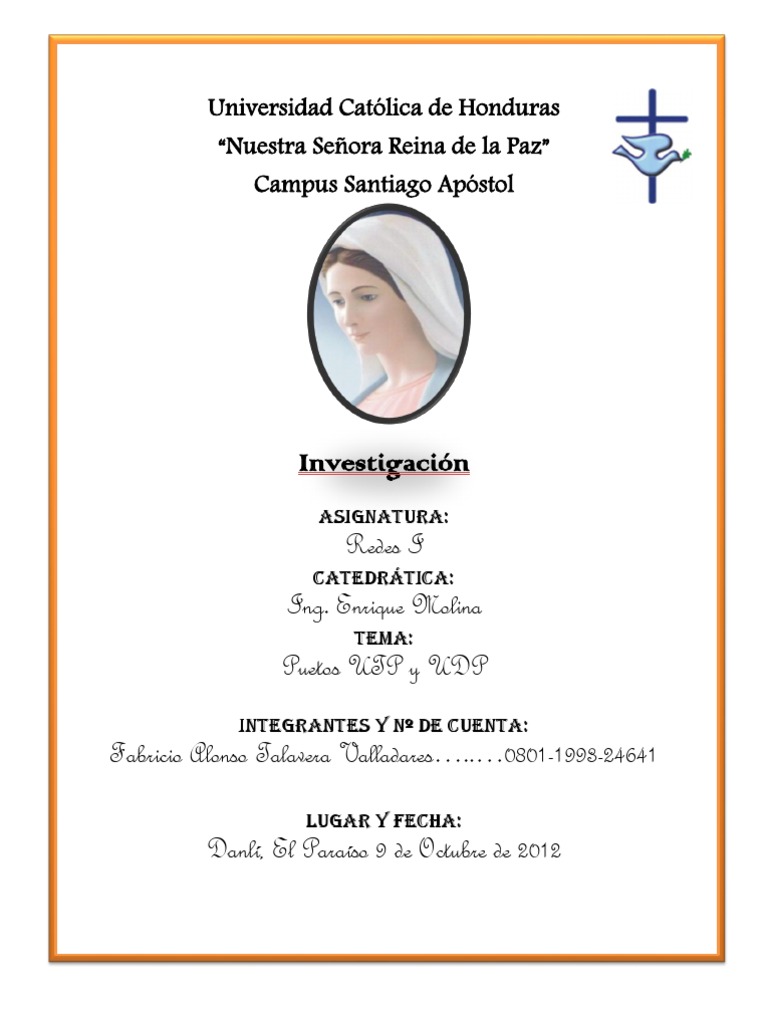 Puertos Utp y Udp | PDF | Protocolo de Control de Transmisión ...