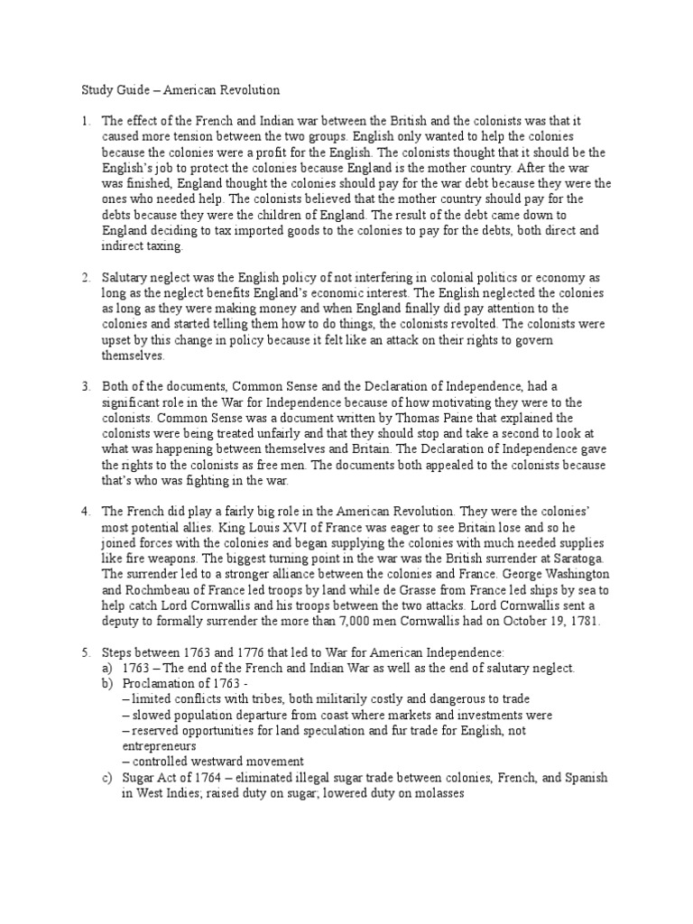 American Revolution | PDF | American Revolution | Colonial United ...