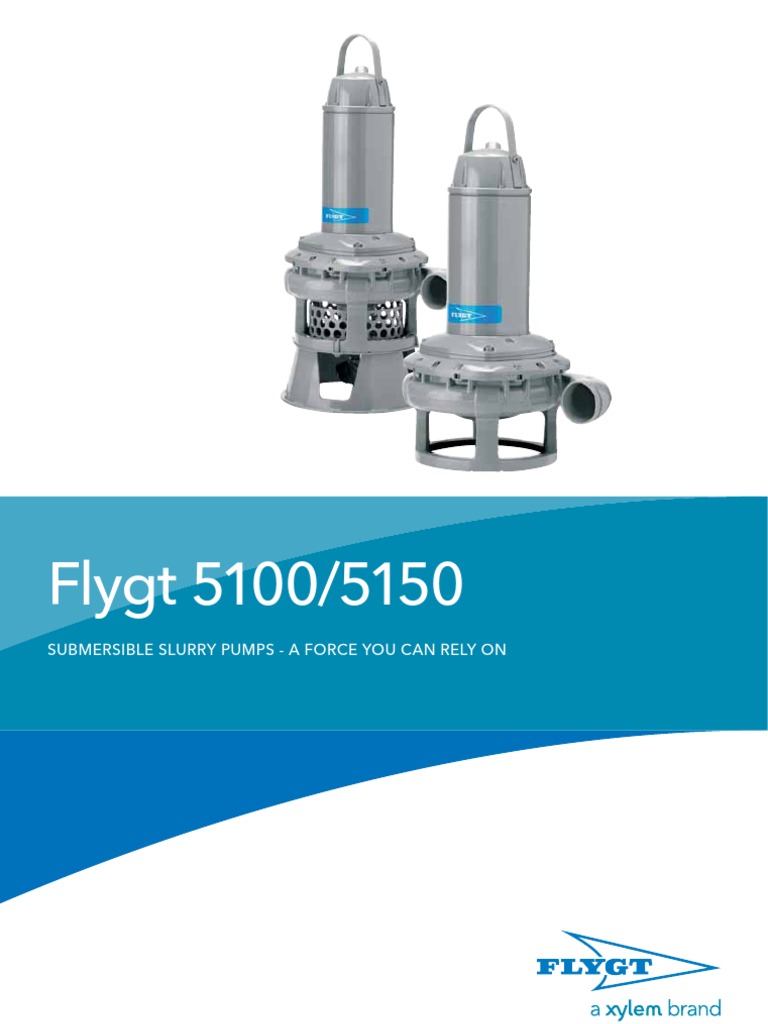 Flygt 5100-5150 Pumps | PDF | Pump | Wear