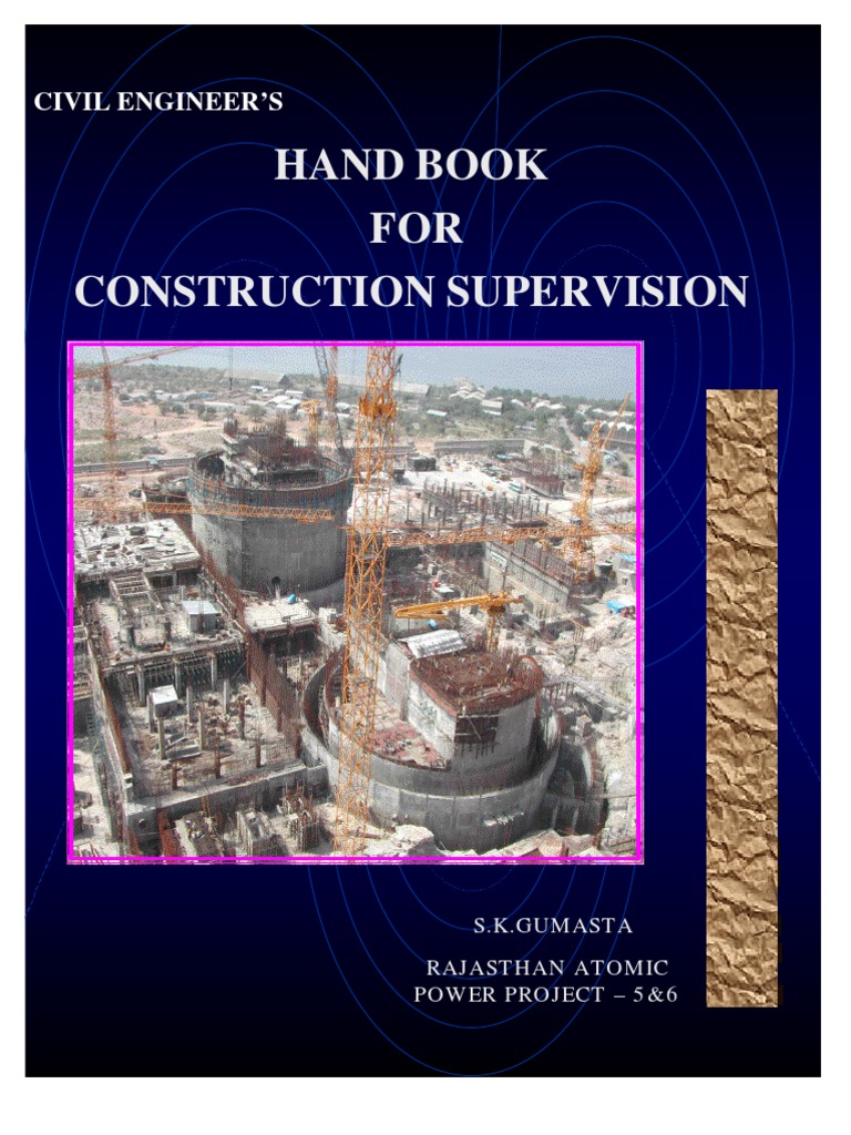 Civil Engineer's Handbook for Supervision | PDF | Explosive Material ...