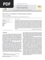 Taganito HPAL Project | PDF | Iron | Nickel