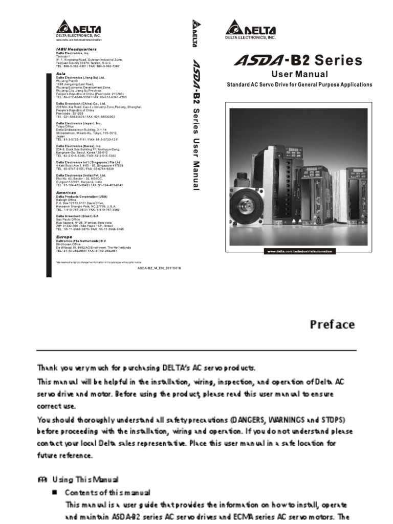 ASDA B2 Manual | PDF | Resistor | Electrical Wiring