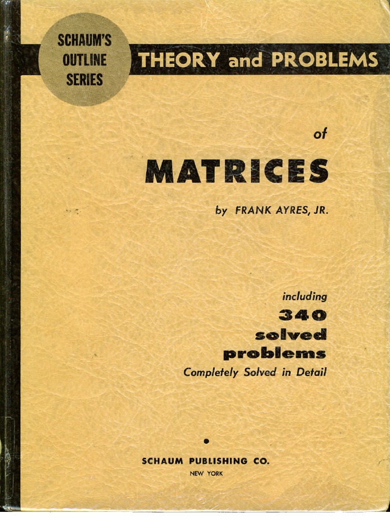 Ayres Matrices | PDF