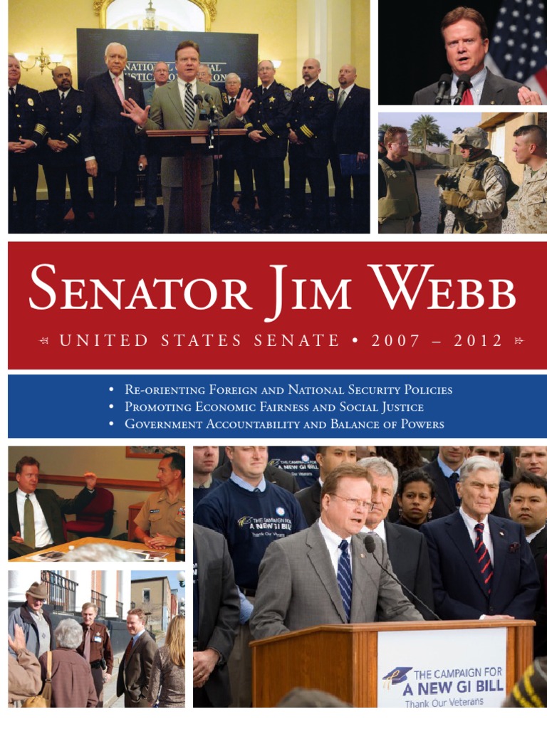 Senator Webb's Six-Year Legislative Report: 2007 - 2012 | PDF | Myanmar ...