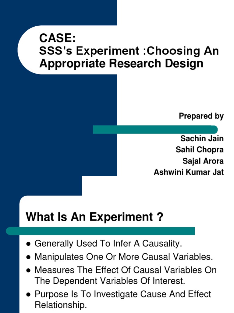 Research Design | PDF | Experiment | Validity (Statistics)