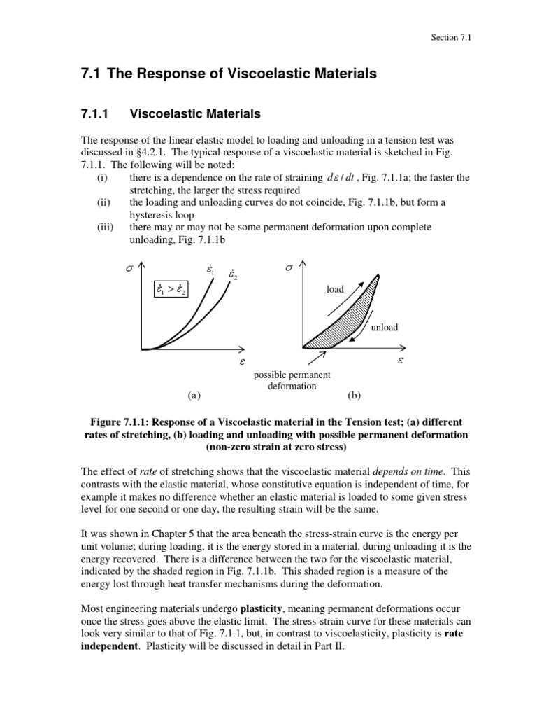 Viscoelasticity 01 Intro | PDF | Viscoelasticity | Creep (Deformation)