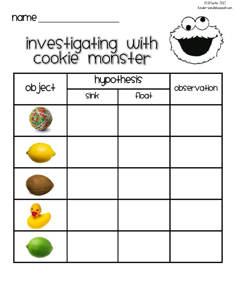Investigating With Cookie Monster | PDF