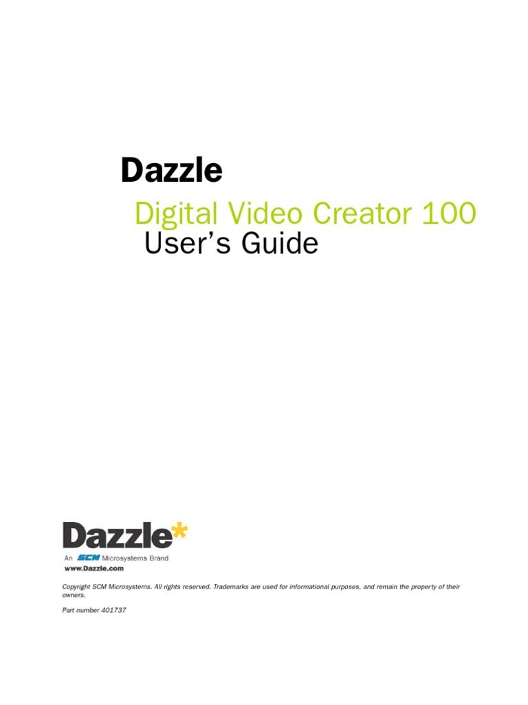 DVC100 User Guide | PDF | Videocassette Recorder | Video
