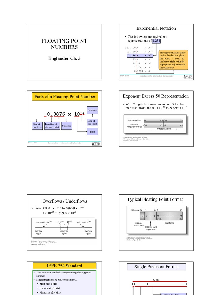 Floating Point Numbers | PDF | Arithmetic | Lexicology