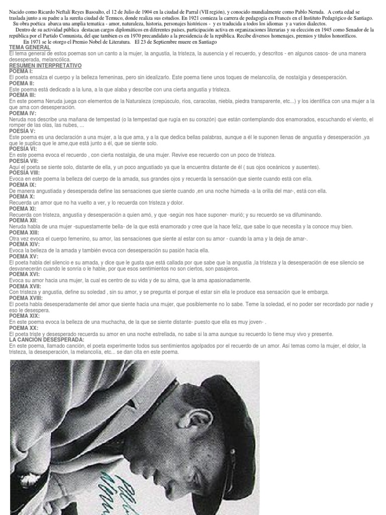 Pablo Neruda | PDF | Amor | Poesía