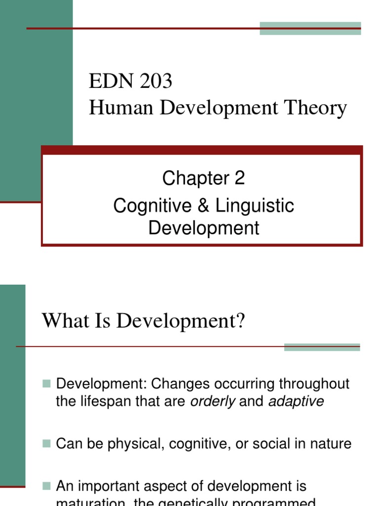 Chapter 2 Edit2 | PDF | Educational Psychology | Cognitive Development
