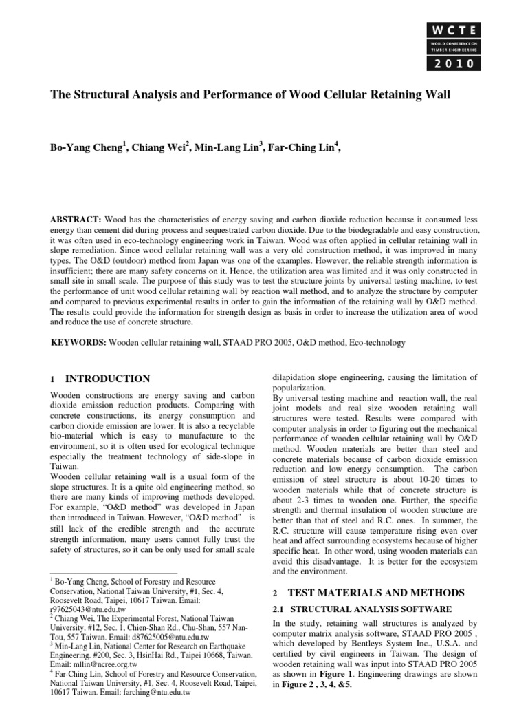 Staad Pdf Wood Structural Analysis