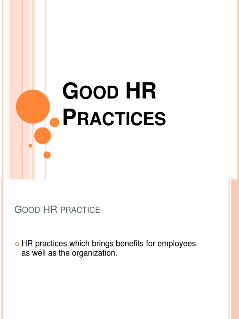 Good HR Practices | Download Free PDF | Succession Planning | Employment