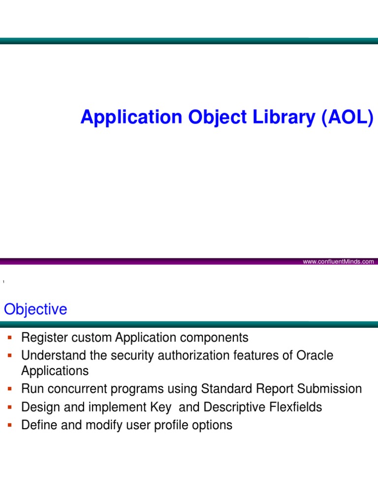 EBS2-Application Object Library | PDF | Oracle Database | Parameter (Computer Programming)