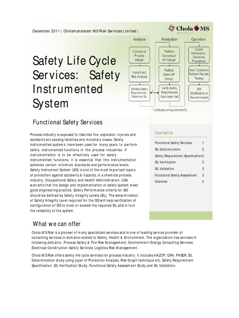 Brochure SIL Capability | PDF | Safety | Systems Engineering