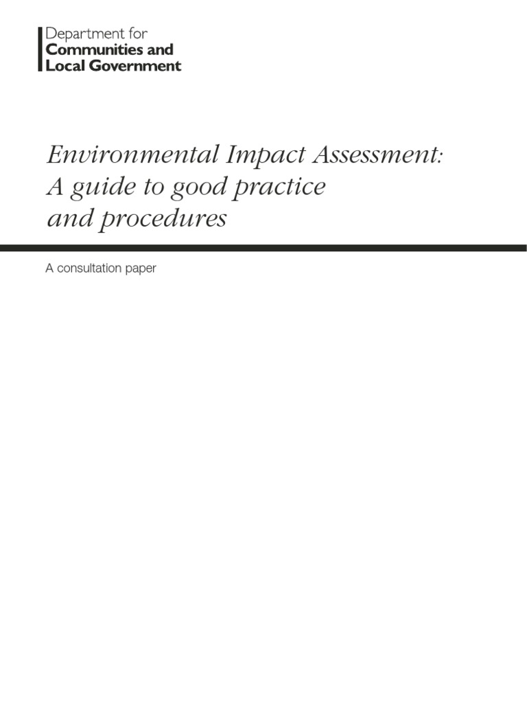 Book - EIA Guide Pratices | PDF | Environmental Impact Assessment ...