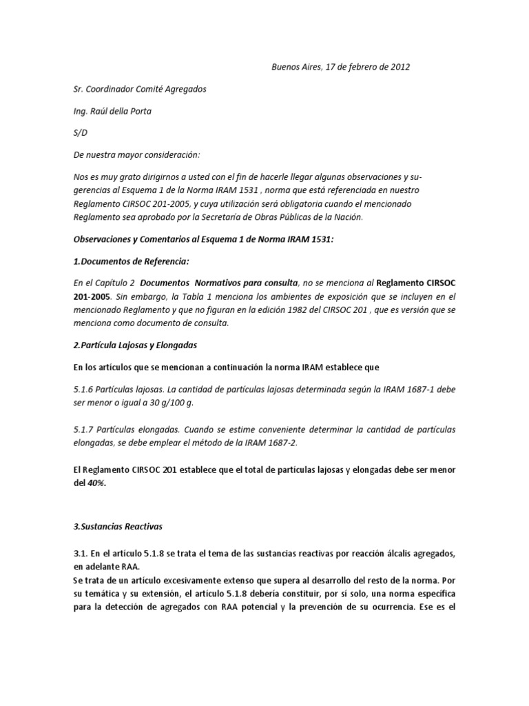 Esquema 1 de Norma IRAM 1631 | PDF | Regulación | Naturaleza