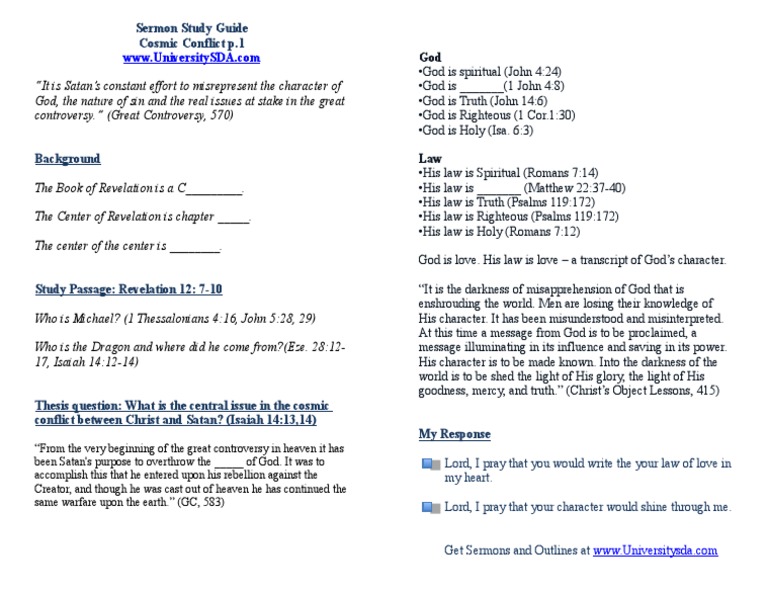 Joy in Persecution: Sermon Outline | PDF | Book Of Revelation | God