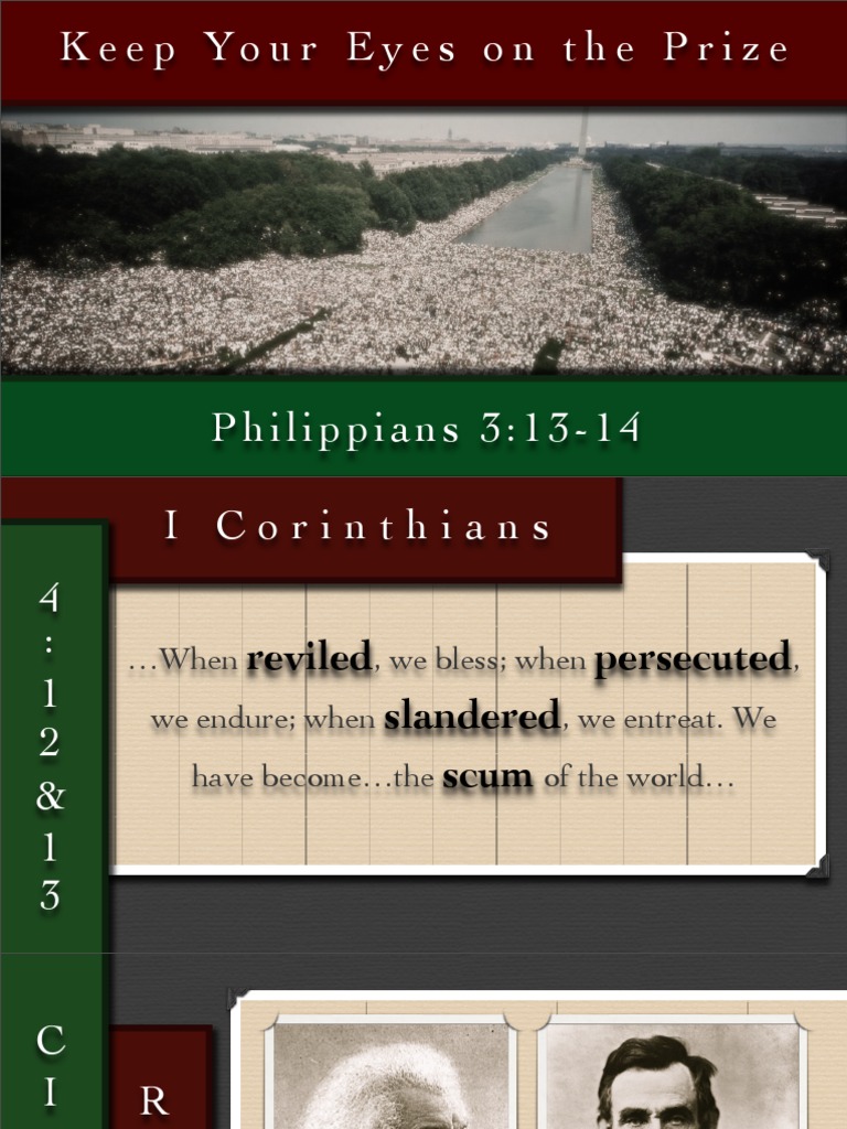 Eyes On The Prize | PDF | Religious Belief And Doctrine | Religious ...