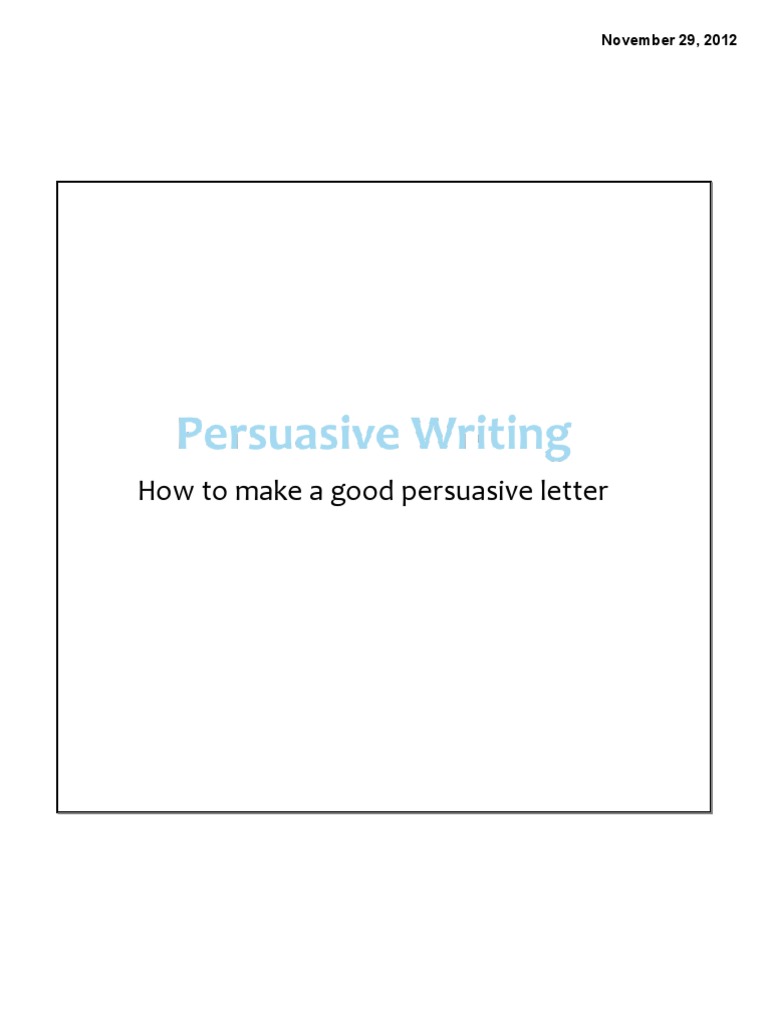 Persuasive Essay | PDF | Adolescence | Paragraph