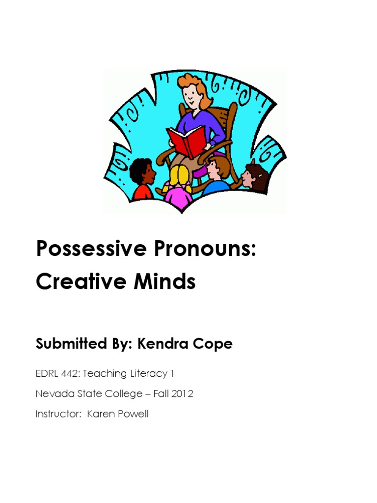 EDRL442 Fall2012 KendraCOPE LessonPlan | PDF | Lesson Plan | Pronoun
