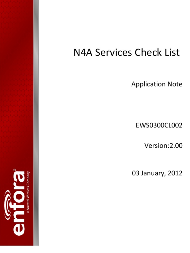 Enfora Check List | PDF | File Transfer Protocol | Transmission Control ...