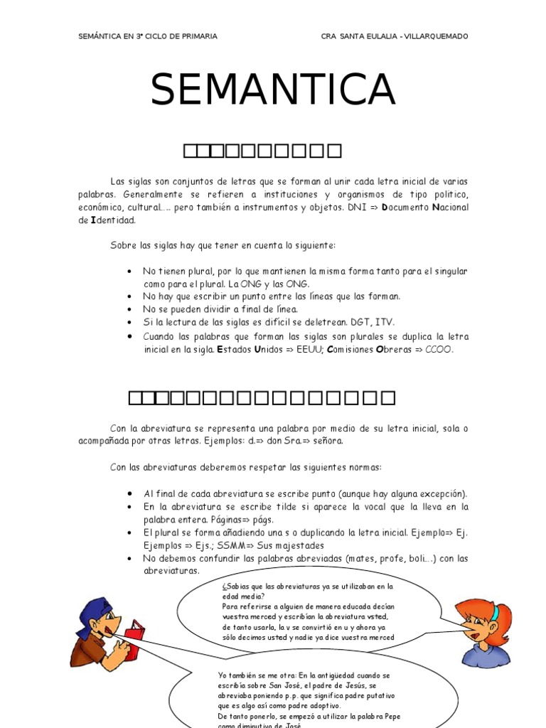semántica tema 6 | Lingüística