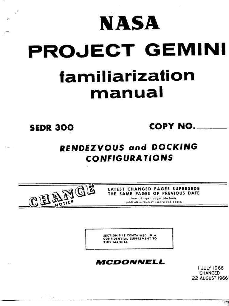 Project Gemini Familiarization Manual Vol2 | PDF | Project Gemini ...