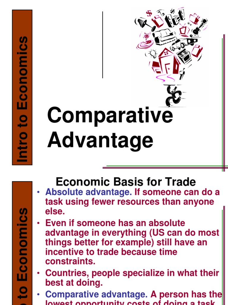 Comparative Advantage 1 | Comparative Advantage | Microeconomics